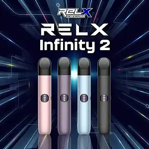 พอต RELX Infinity 2 พอตรุ่นใหม่ ปรับไฟได้ ราคาถูก ส่งฟรี!